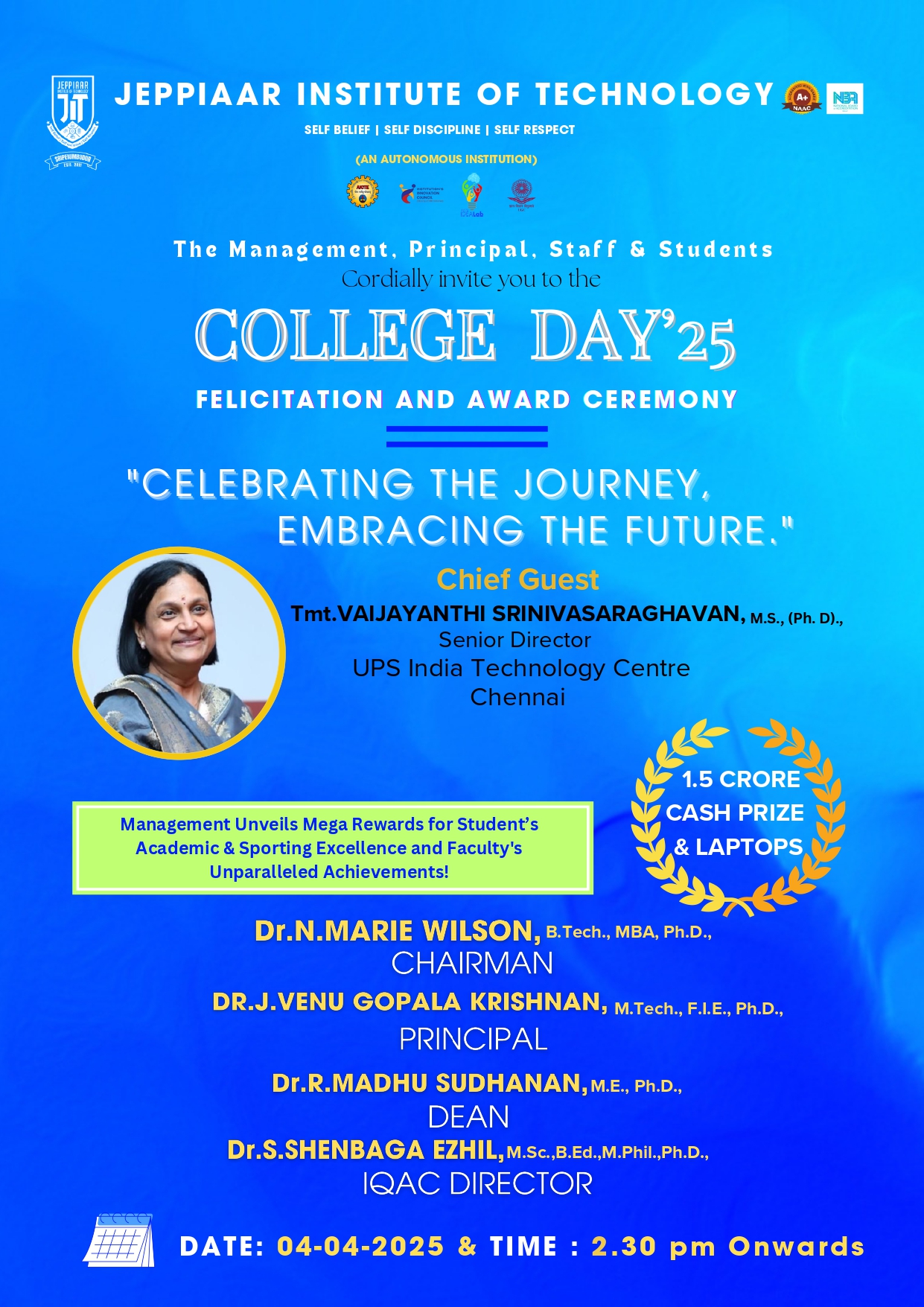 JEPPIAAR INSTITUTE OF TECHNOLOGY