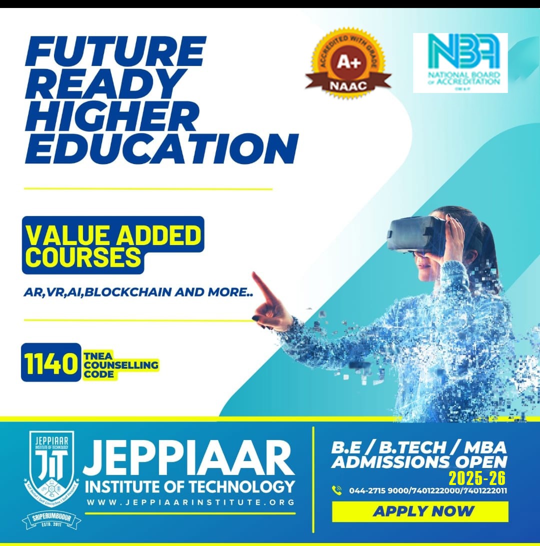 JEPPIAAR INSTITUTE OF TECHNOLOGY