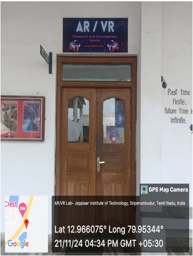 AR & VR Lab | JEPPIAAR INSTITUTE OF TECHNOLOGY